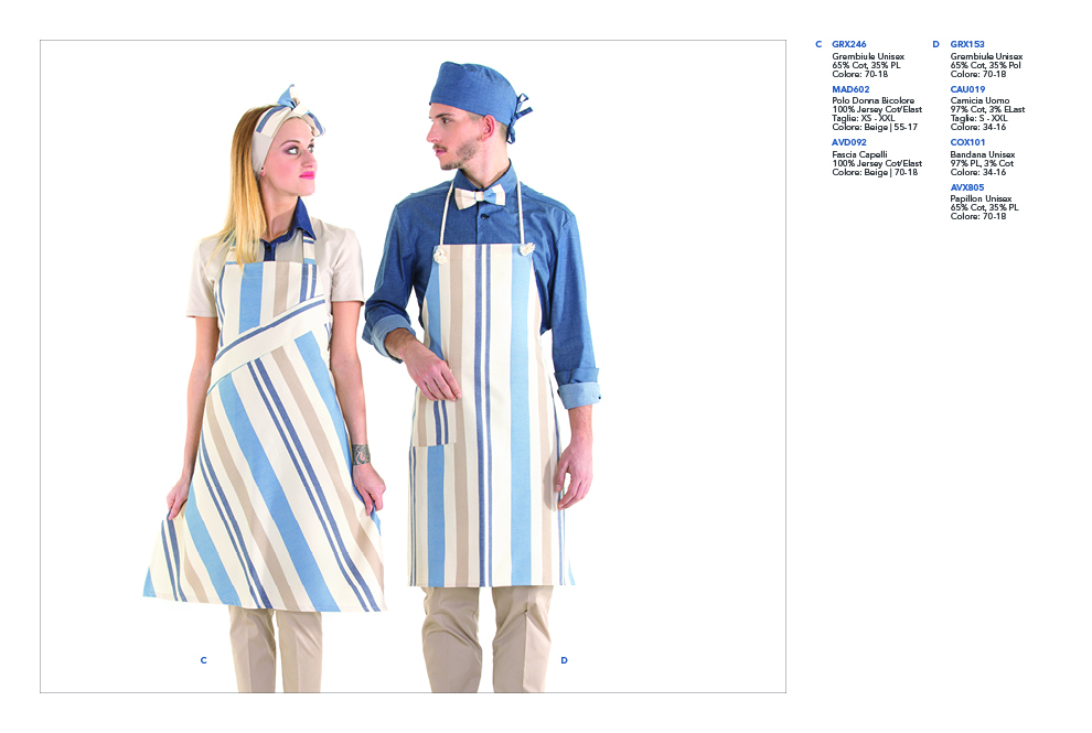 Abbigliamento professionale settore alberghiero e ristorazione