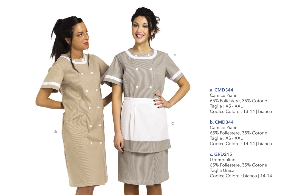 Abbigliamento professionale settore alberghiero e ristorazione