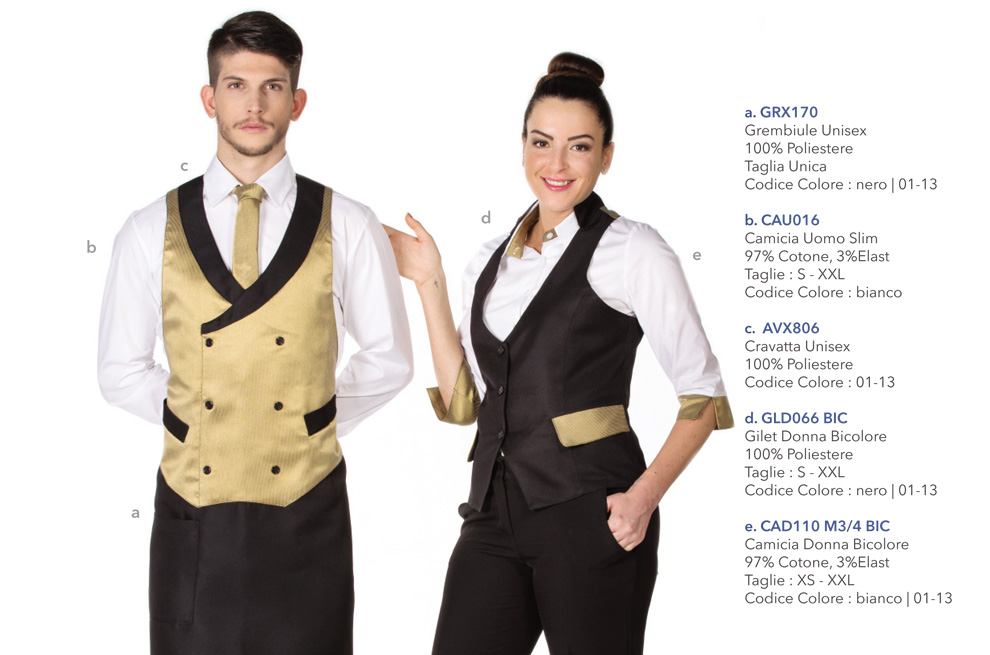 Abbigliamento professionale settore alberghiero e ristorazione