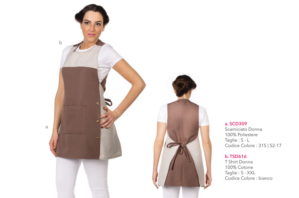 Abbigliamento professionale per Bar, gelaterie, pasticcerie